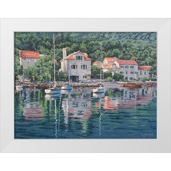 Adamov, Alexey 24x19 White Modern Wood Framed Museum Art Print Titled ...