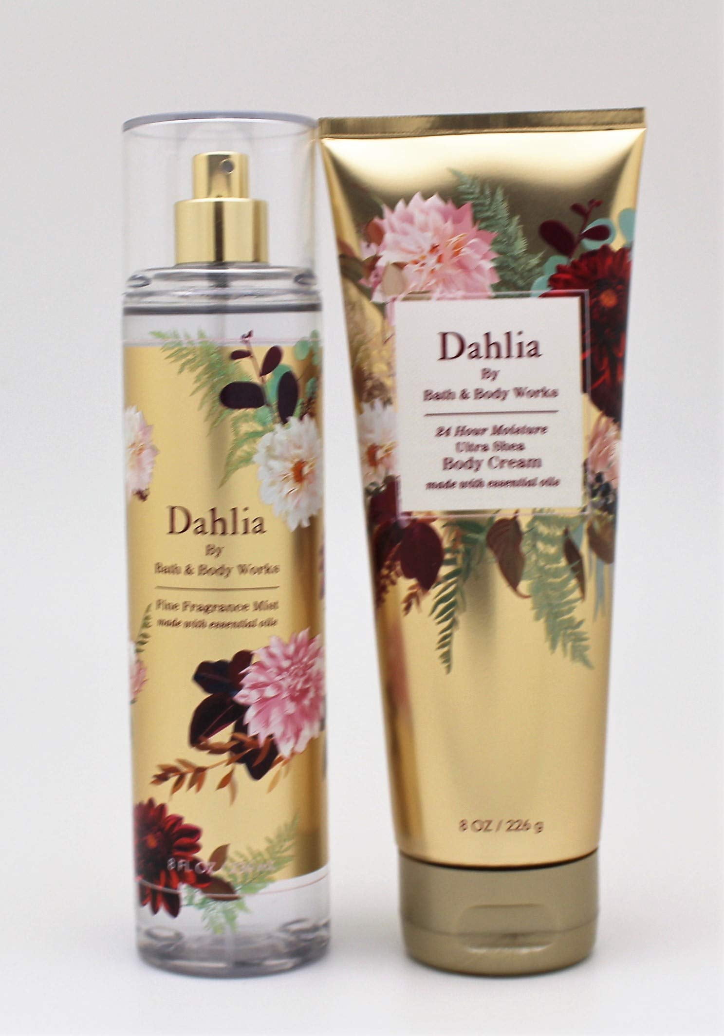 Crema corporal y bruma de fragancia fina Bath & Body Works Dahlia ...
