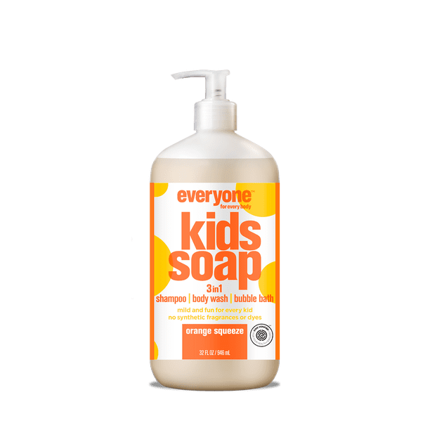 Everyone 3-in-1 Soap for Kids Orange Squeeze 32 oz. - Walmart.com