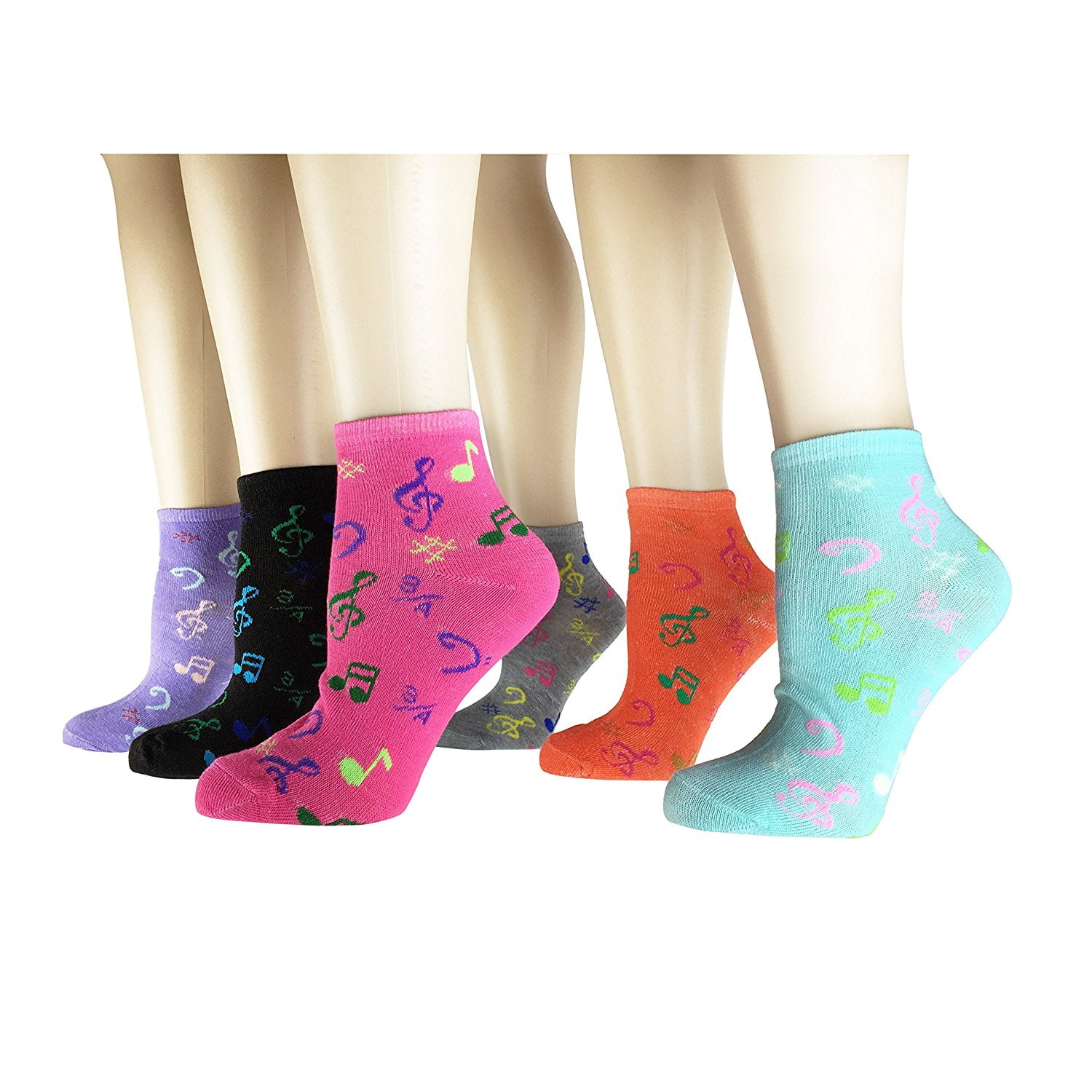 Women's 12 Pairs Socks Assorted Colors Size 6-9, Diff Patterns ...