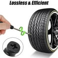 Screw in Tire Repair Plugs Kit with 2 Sizes - Fast 30-Second Flat Tire ...