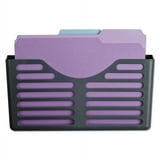 Recycled Plastic Cubicle Single File Pocket, Cubicle Pins Mount, 13.5 x ...