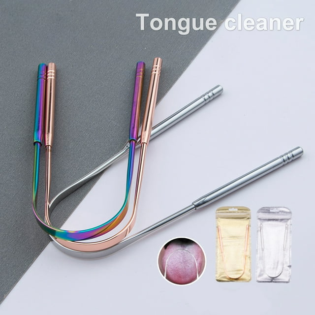 Mightlink Smooth Edge Tongue Cleaner Refresh Mouth Portable Stainless ...