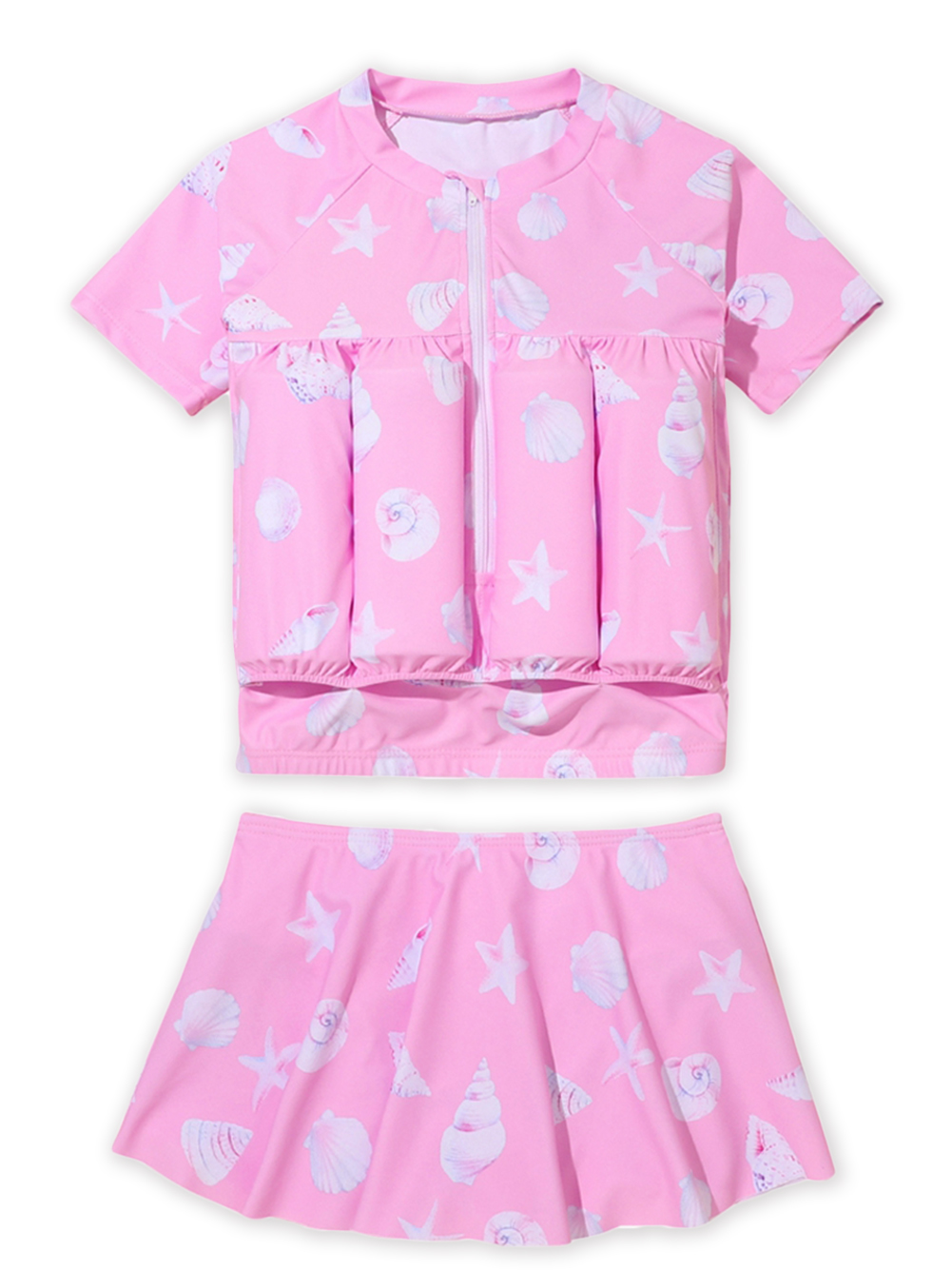 GYRATEDREAM Girls Two Pieces Swimsuit 2 6Y Toddler Float Rash Guard GYRATEDREAM Girls Two Pieces Swimsuit 2 6Y Toddler Float Rash Guard