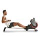 Fitness Reality Dual Transmission Fan Rower Rowing Machine with ...