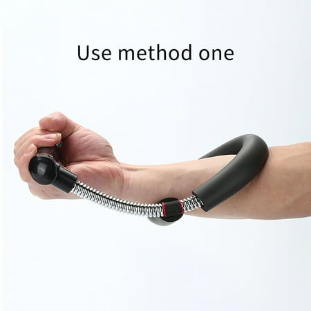 Black Wrist Strengthener Stretcher Easy to Use Flexible Wrist Gripper ...