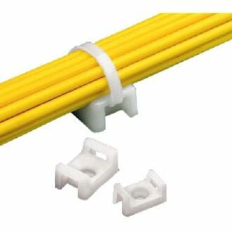 Panduit - TM1S6-C - PANDUIT Cable Tie Mount - Cable Tie Mount - Natural ...