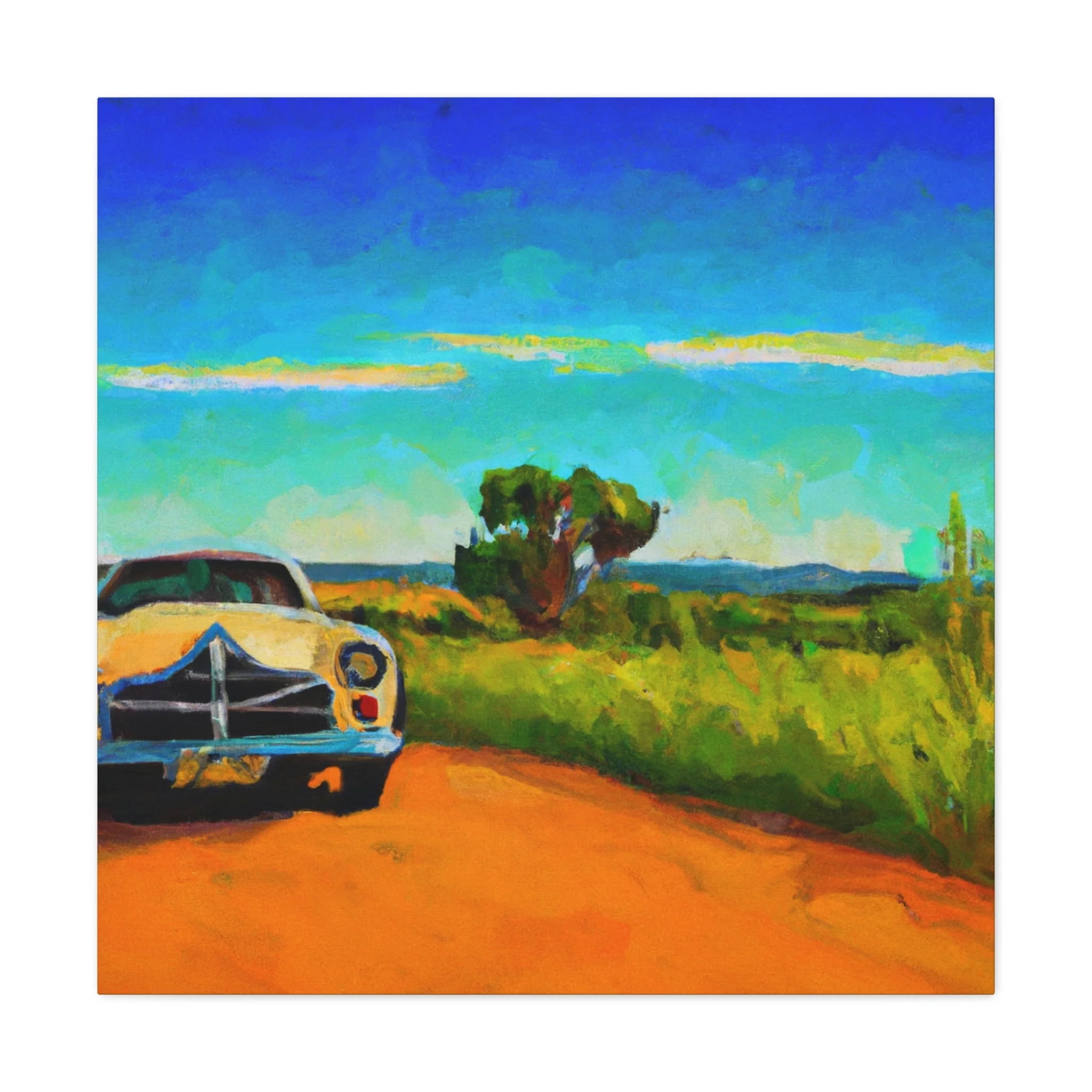 Classic Automotive Reflection - Canvas - Walmart.com