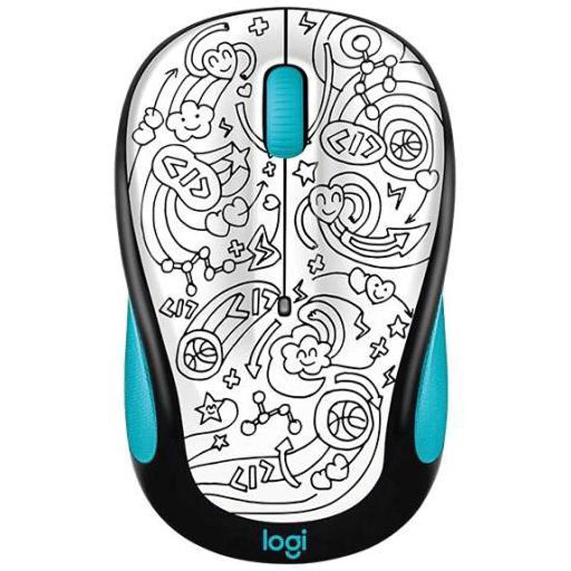 Logitech DOODLE COLLECTION M325C Wireless Mouse - Walmart.com