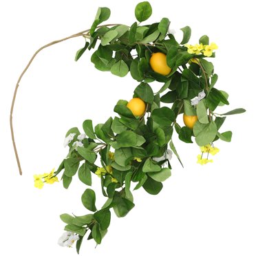 Coolmade 2 Pack Artificial Lemon Branches for Kitchen Party Decor ...