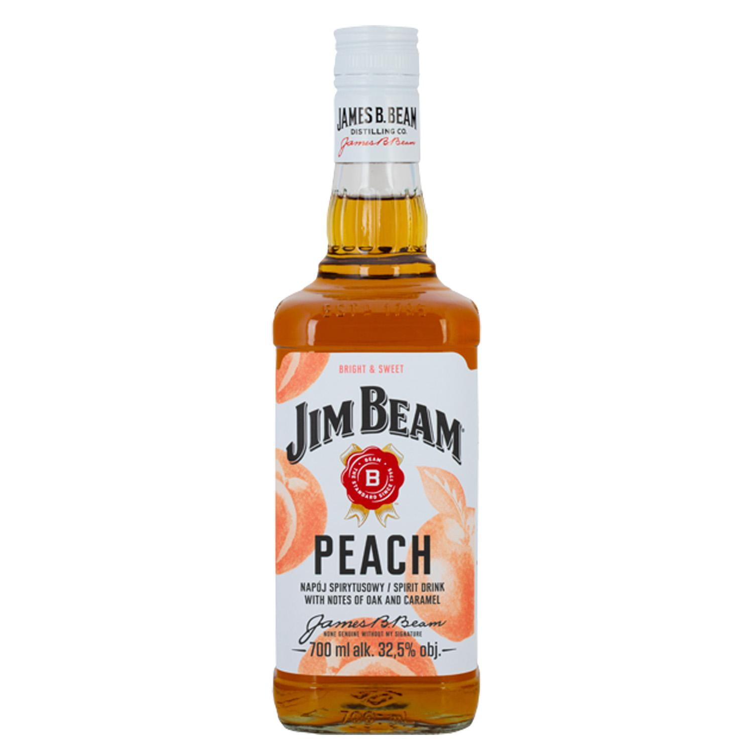 Licor Jim Beam Peach 700 ml | Walmart en línea