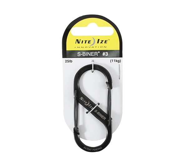 S-Biner Stainless Steel Dual Carabiner #2 - Black - Walmart.com