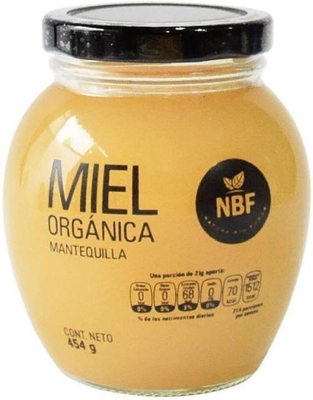 Miel Orgánica Mantequilla 454gr NBF | Bodega Aurrera en línea