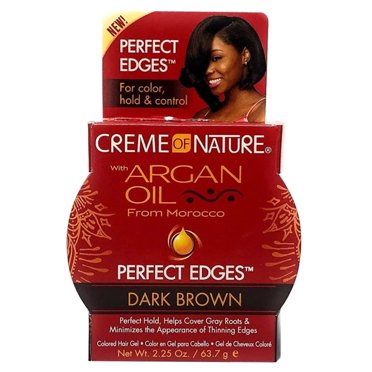 Dark Brown Colored Edge Control Hair Gel - Walmart.com