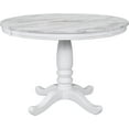 THINK Dinette Room 5 Piece Solid Wood Dining Table and Chairs Set ...