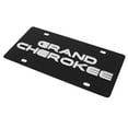 Jeep Grand Cherokee Logo License Plate (Black) - Walmart.com
