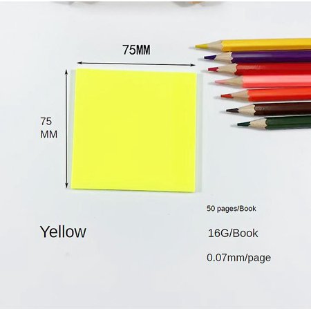 Pastel Transparent Sticky Notes, 3x3?± Clear Sticky Tabs, Translucent ...