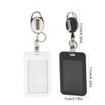 Sturdy Vertical IDs Badge Holder with Retractable Reel Convenient for ...