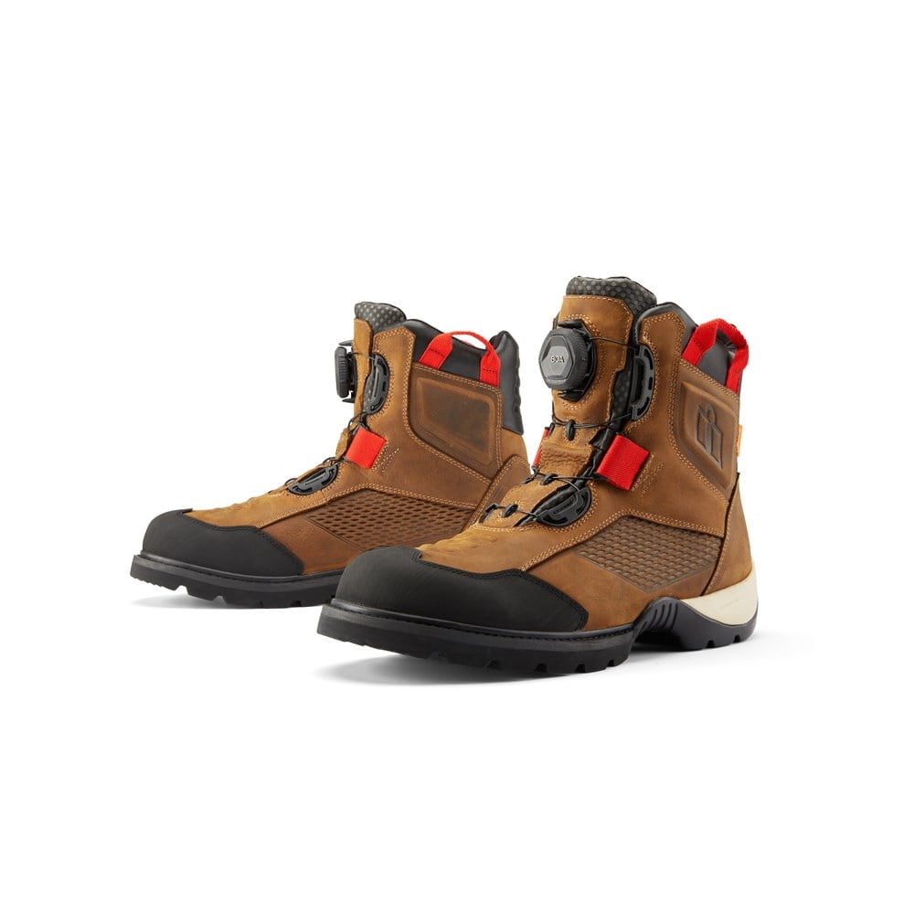 Icon Stormhawk Waterproof Boots - Brown - Walmart.com