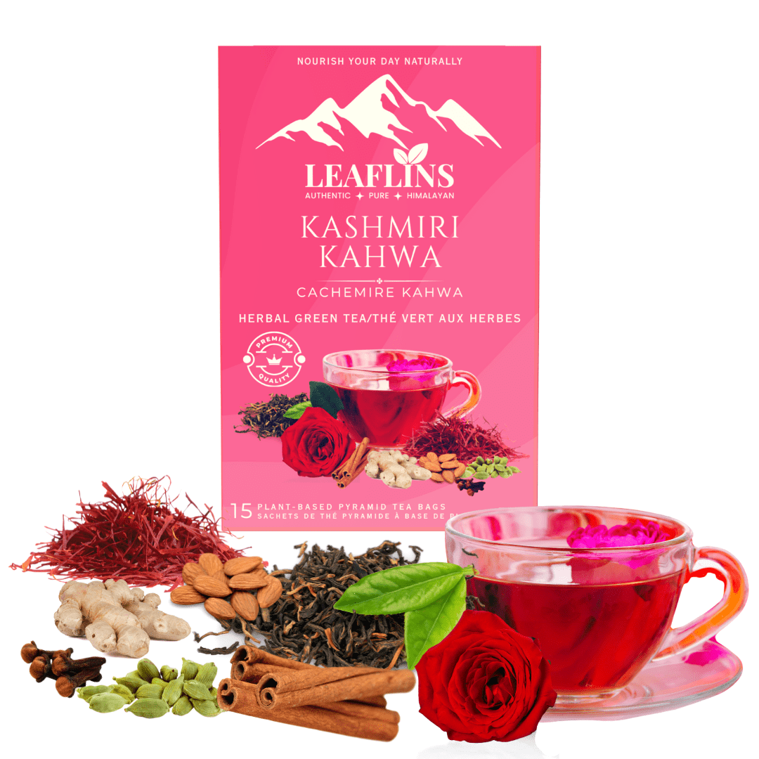 Click here for Leaflins Kashmiri Kahwa Green Tea Bags (Pack Of 2) prices
