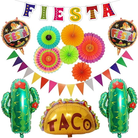 Fiesta Party Decoration Mexicano Theme Include Fiesta Banner Colorful ...