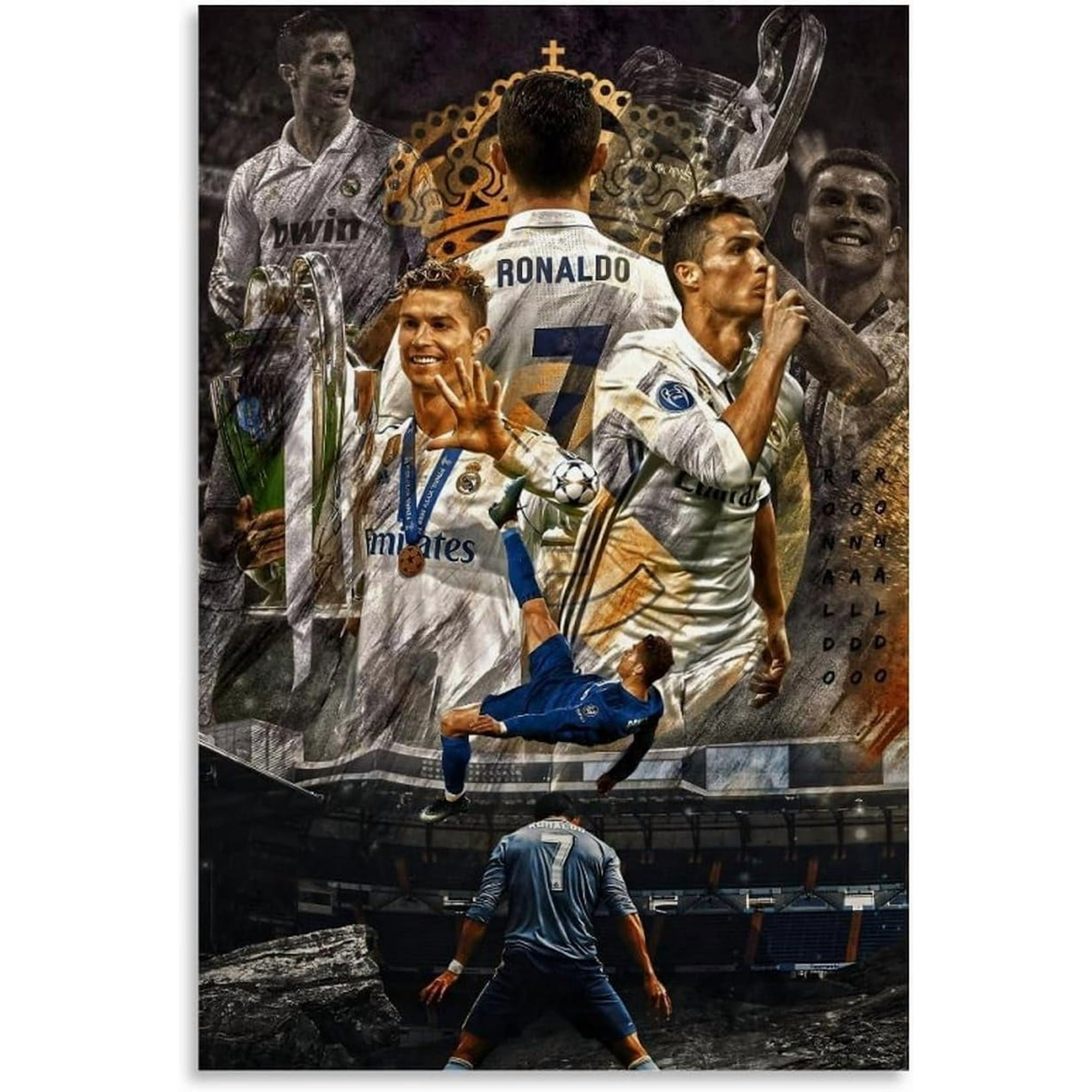 Click here for Qth Cristiano Ronaldo Canvas Wall Art Cr7 Soccer P... prices