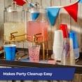 Hefty Party On Disposable Plastic Party Cups, Patriotic Assorted Colors ...