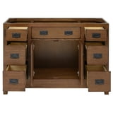 Sagehill Designs American Craftsman 48" Bathroom Vanity Base, Rustic ...