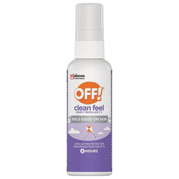 OFF!® Clean Feel Picaridin Mosquito Repellent Spritz, Odorless Formula ...