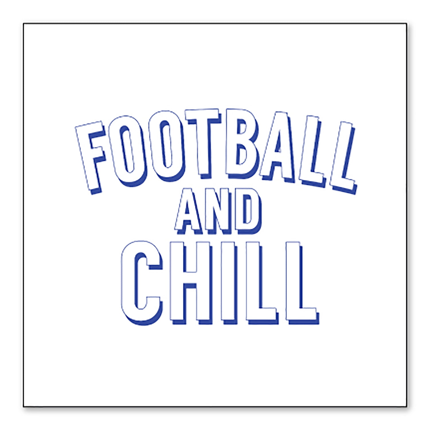 DistinctInk Custom Bumper Sticker - 10" x 10" Decorative Decal - White ...