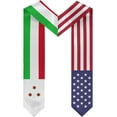 Burundi Mix United States Flag Graduation Stole Sash For Study Aboard ...