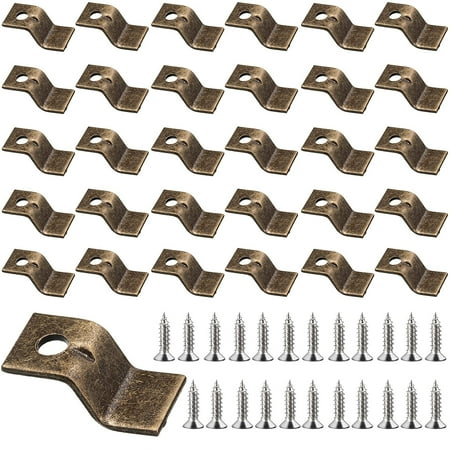 60 Set 14 Gauge Table Top Fasteners with Screws Desk Top Fasteners ...