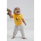 Disney Lion King Simba Newborn Baby Boys Bodysuit Pants and Hat 3 Piece ...