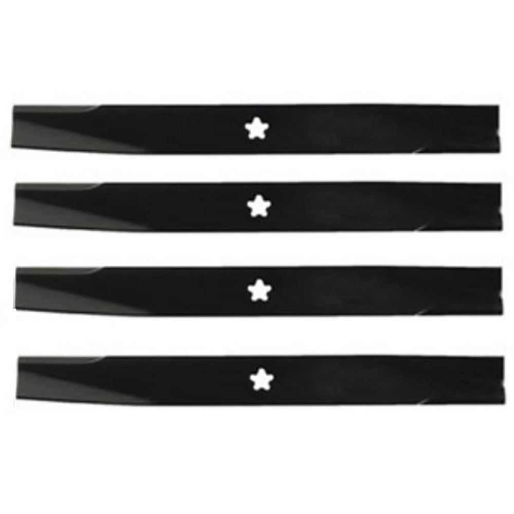 (4) Heavy Duty Mower Blades for Poulan Fits Husqvarna Craftsman 42 ...