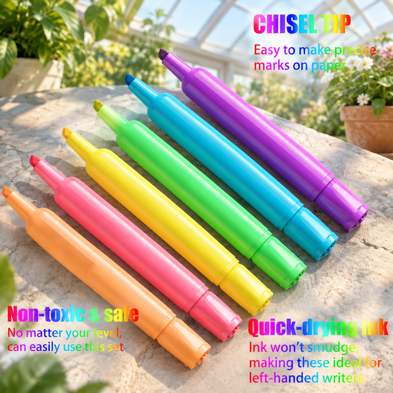 Highlighters Bulk 40 Pack Of Green Tank Style Chisel Tip - Walmart.com