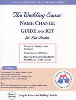 Pre-Owned The Wedding Sense Name Change Guide and Kit for New Brides ...