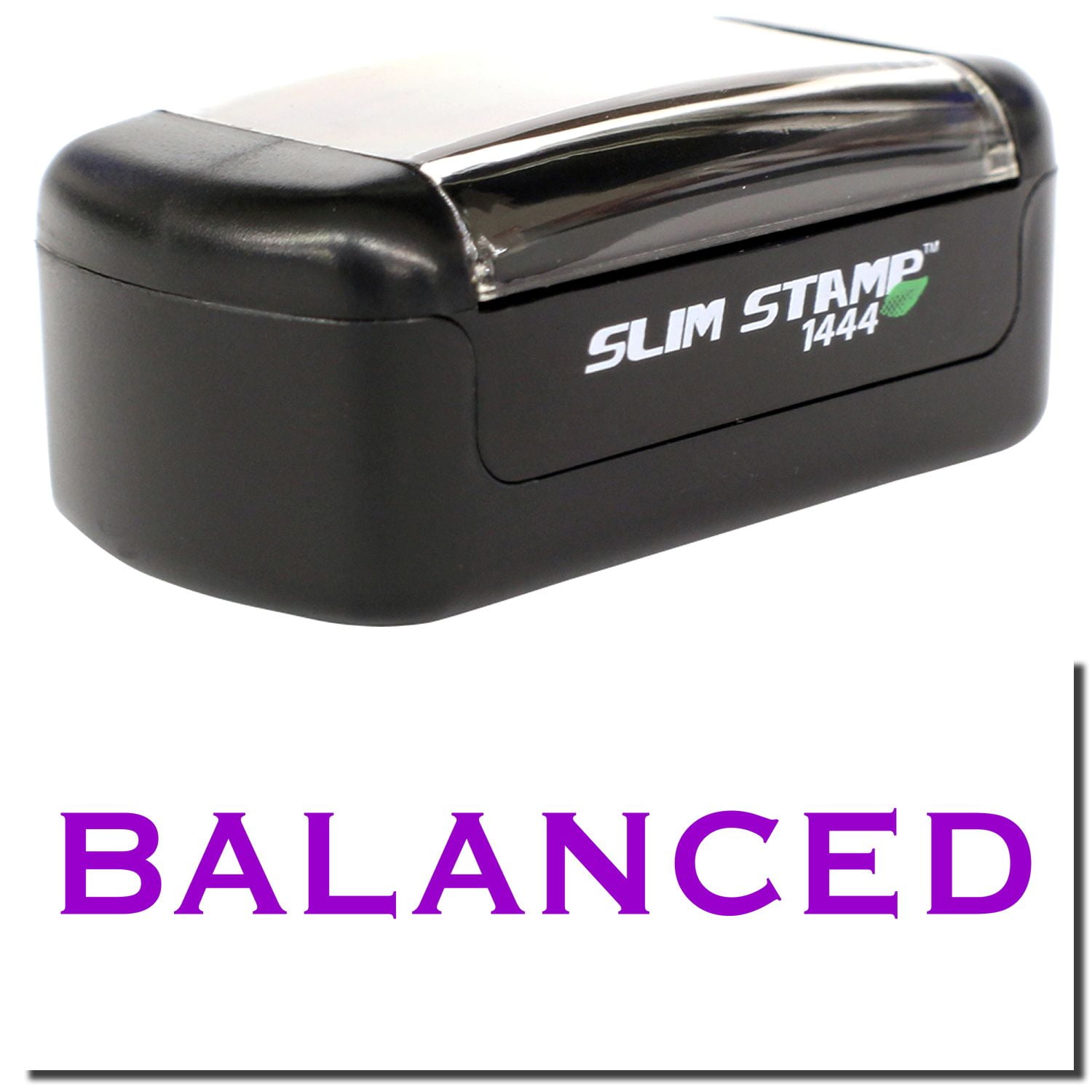 Slim Pre-Inked Balanced Stamp, Slim 1444, Ultra Slim Design, Impression ...