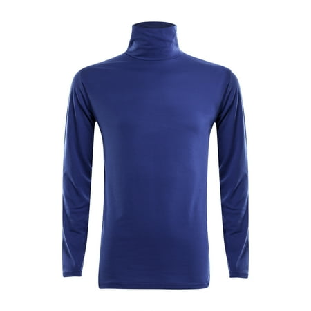 Fashion Mens Thermal Cotton Turtle Roll Neck Skivvy Turtleneck Sweater ...