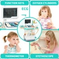 TOPFOX Kids Medical Role Play Set, 26PCS Medical Cart Toy for Pretend ...
