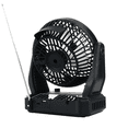 Qfx Solar Led Bluetooth Radio Fan - Walmart.com