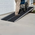 Silver Spring Portable Lightweight Multi-Fold Aluminum Wheelchair Ramp ...