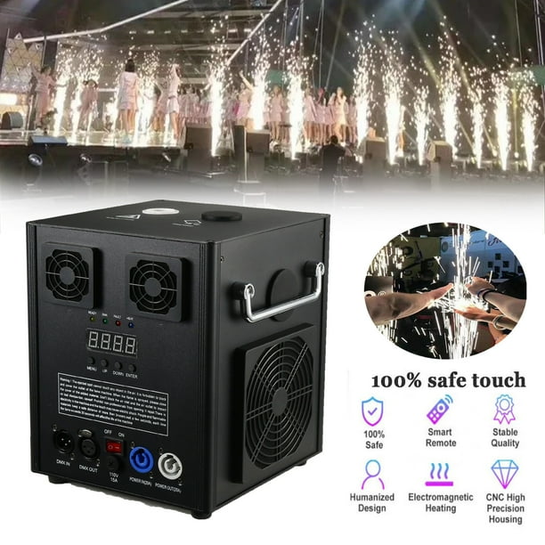 1Pack Cold Spark Machine DMX Firework Machine 3-16ft Adjustable for ...