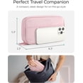 1 Pack Electronics Travel Organizer, Dual Layer Cord Storage Case for ...