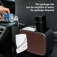 Hovmgk Car Trash Can, Tissue Box, 2-in-1 Car Interior Supplies, Front ...