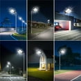Solar Street Lights Outdoor Waterproof, 90000LM Flood Lights Dusk to ...