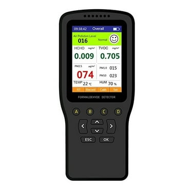 Temtop P600 Particle Meter, PM2.5 PM10 Air Quality Monitor, Smoke ...