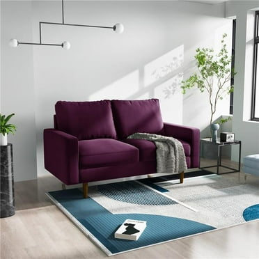 Sandy Wilson Home Corina Settee, Purple - Walmart.com