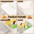 50Pack Charcuterie Boxes with Clear Lids,Square Paper Charcuterie Box ...