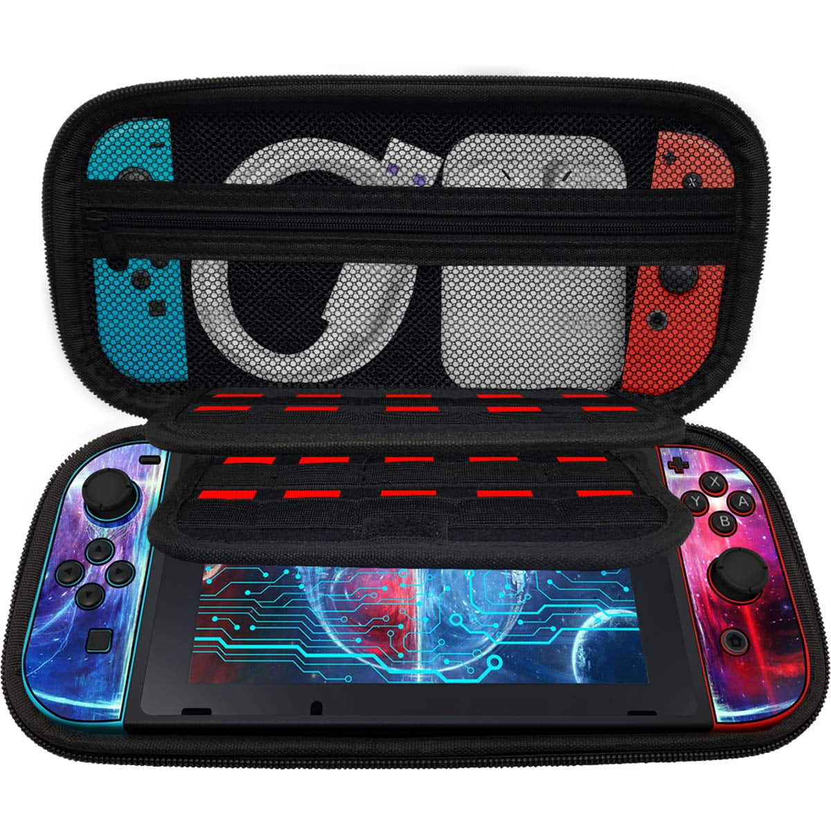 Haobase Switch case for Nintendo Switch, with 20 game card pockets and ...