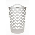 Mainstays Flexible Plastic Round Laundry Hampers with Handles, White, 3 ...